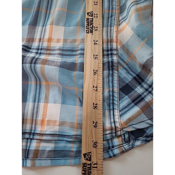 Buckle | Shirts | Bke Buckle Shirt Mens Large Blue Plaid Athletic Fit ...